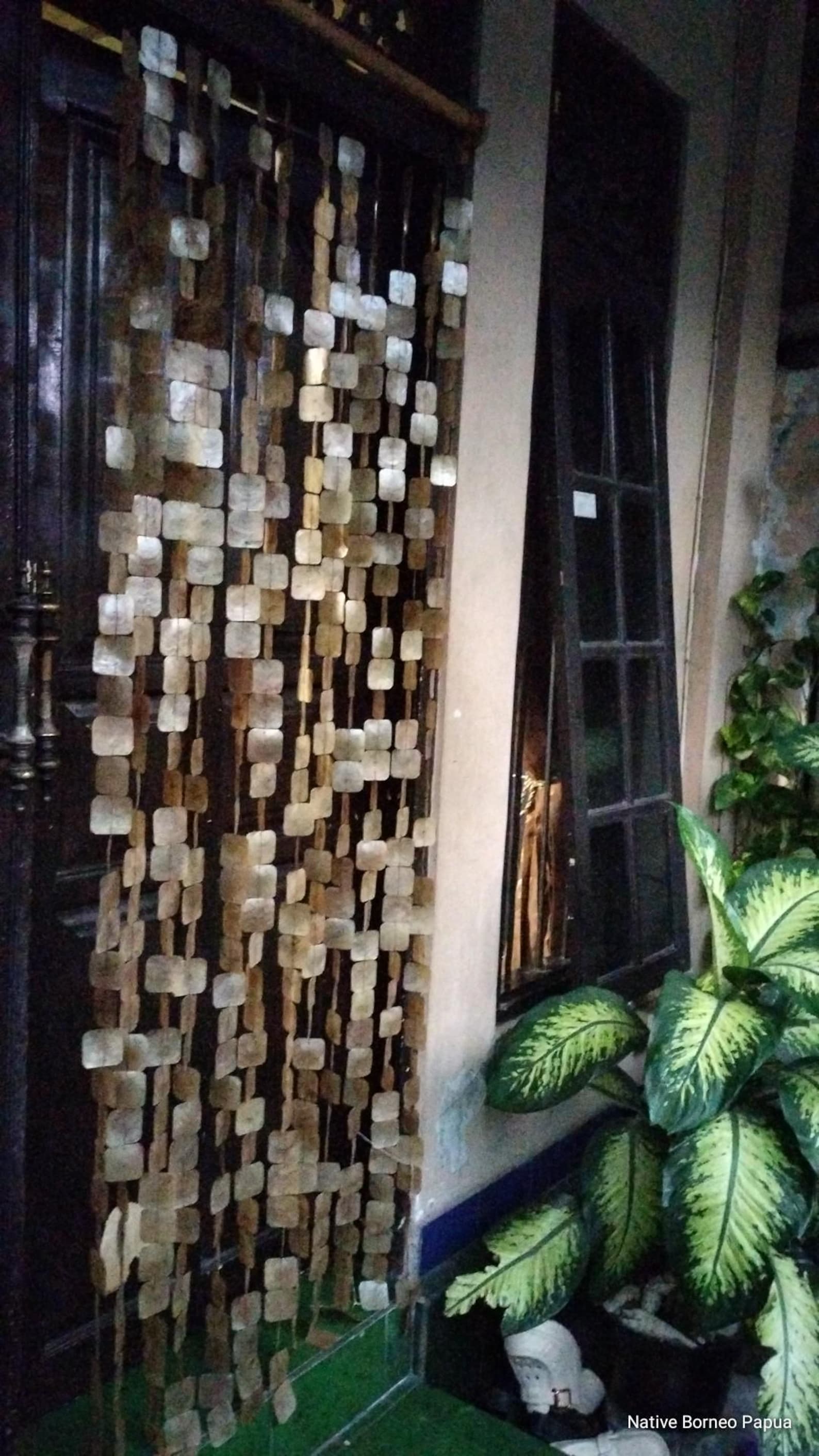 2026 Capiz Shell Curtain : Boho Doorway Divider, Ocean Breeze, Square ...