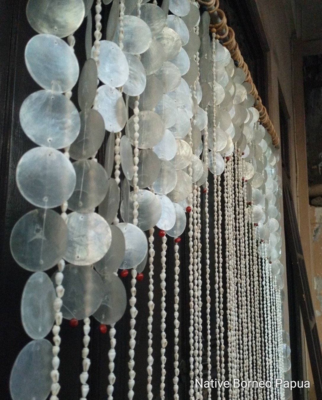 71 Strand , 73 X 79 Shells Curtains for Doorway: Window Curtains,ocean ...