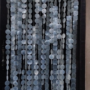 Square Round Capiz Shell Curtains ,shell Curtain for Doorway: Window ...