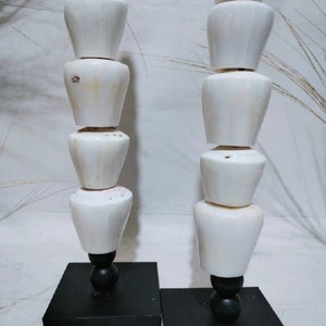 Set of 2 White Lumi Money Stick Shells,a Lumi Currency Stick, Shells ...