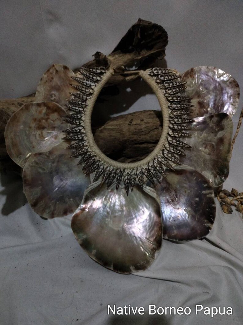 BIG Papua kuping Gajah Shells Necklacehome - Etsy