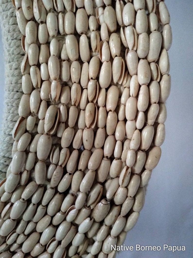 Papua BINGA Shell Necklace,home Decor, Wall Art, Aesthetic Room Decor ...