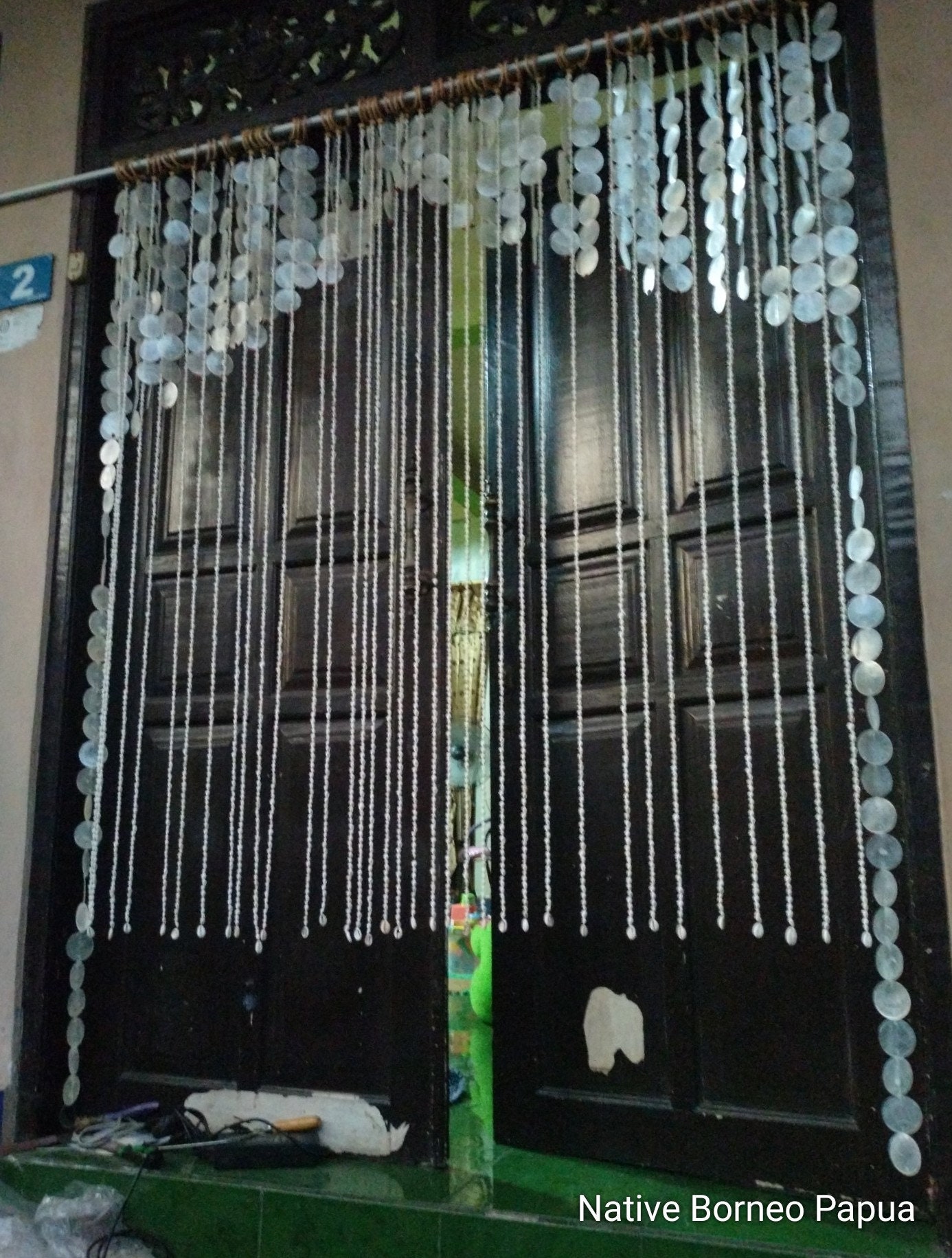 71 Strand , 73 X 79 Shells Curtains for Doorway: Window Curtains,ocean ...