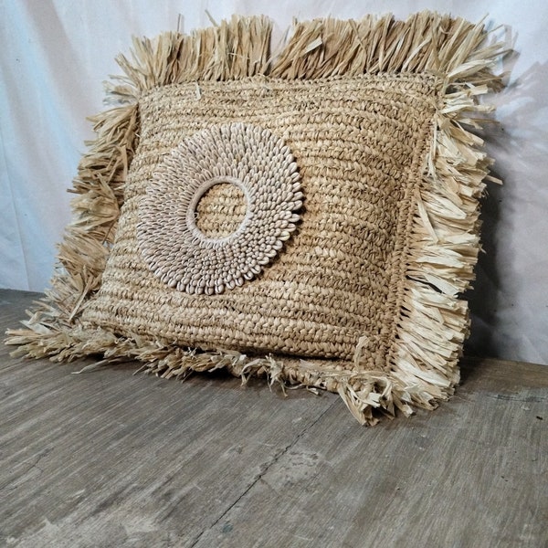 Straw Cushion - Etsy
