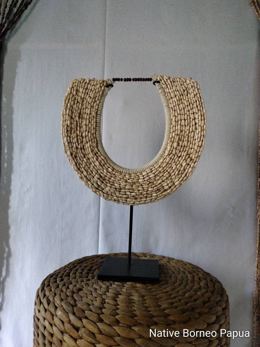 Papua BINGA Shell Necklace,home Decor, Wall Art, Aesthetic Room Decor ...
