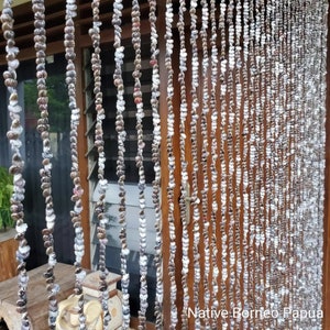 Exotic Sea Shell Curtains ,curtain for Doorway Curtains Hanging: Window ...