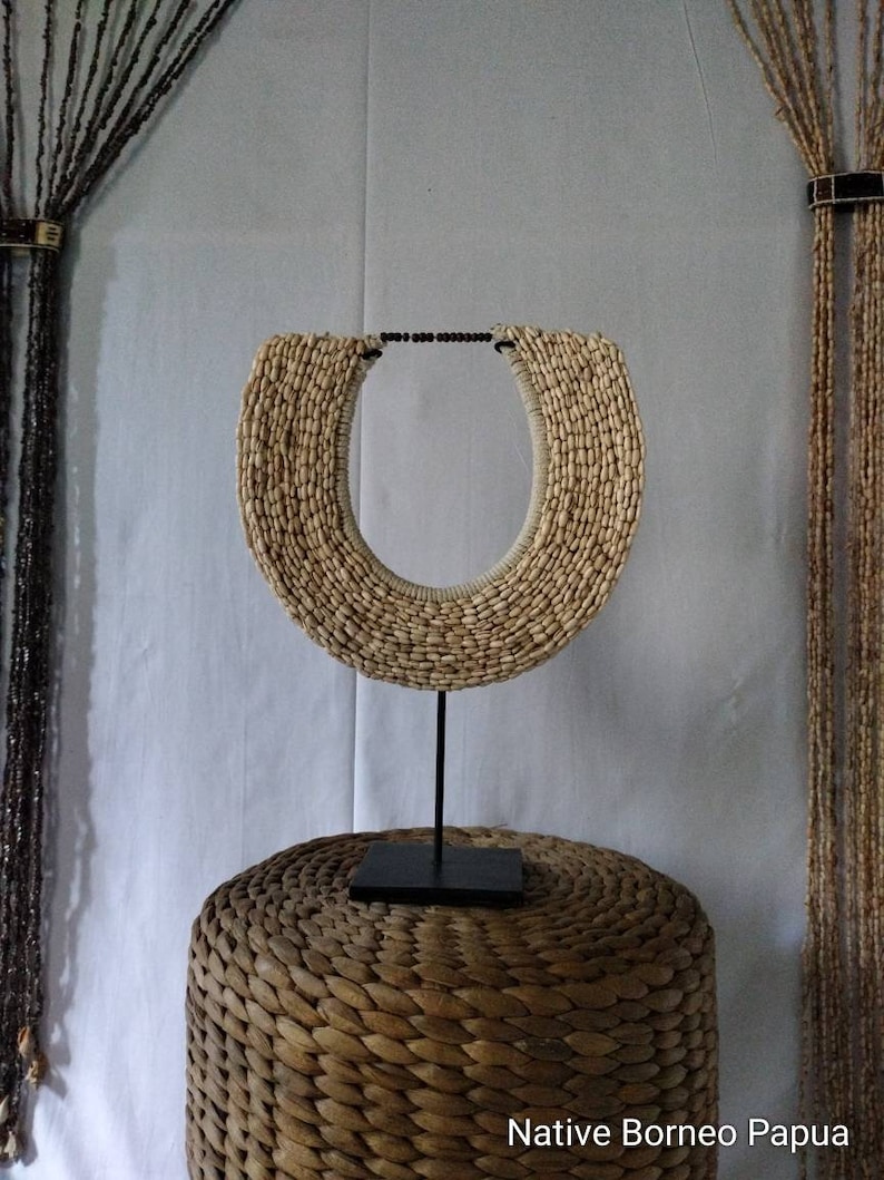 Papua BINGA Shell Necklace,home Decor, Wall Art, Aesthetic Room Decor ...