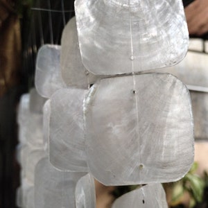 Square Capiz Shell Curtains ,shell Curtain for Doorway: Window Curtains ...