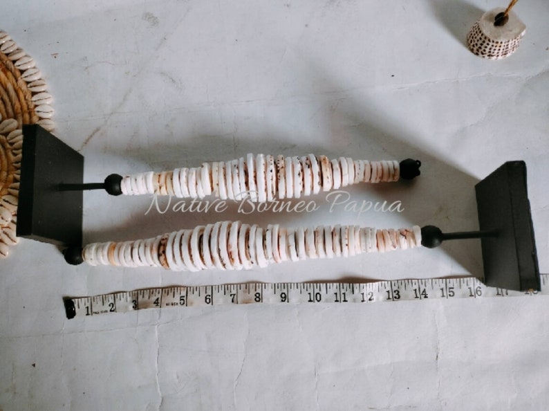Lumi Shell Money Stick: Papua New Guinea Wealth Decor (17"/13.78") - Etsy