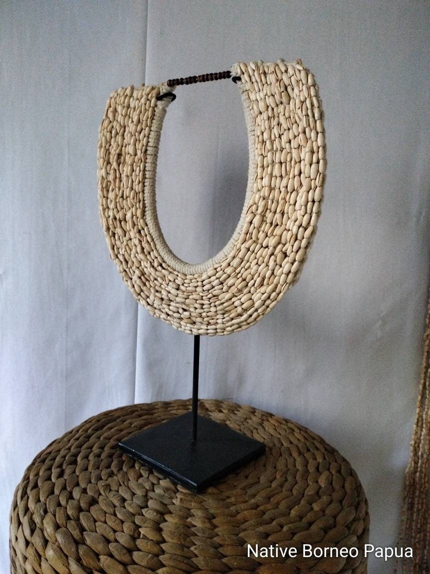 Papua BINGA Shell Necklace,home Decor, Wall Art, Aesthetic Room Decor ...