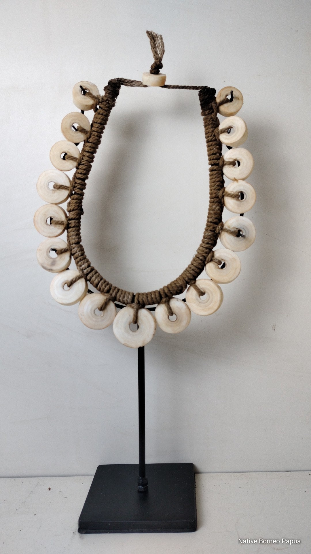 Lumi Money Shell Necklace: Papua Tribal Art, Home Decor - Etsy