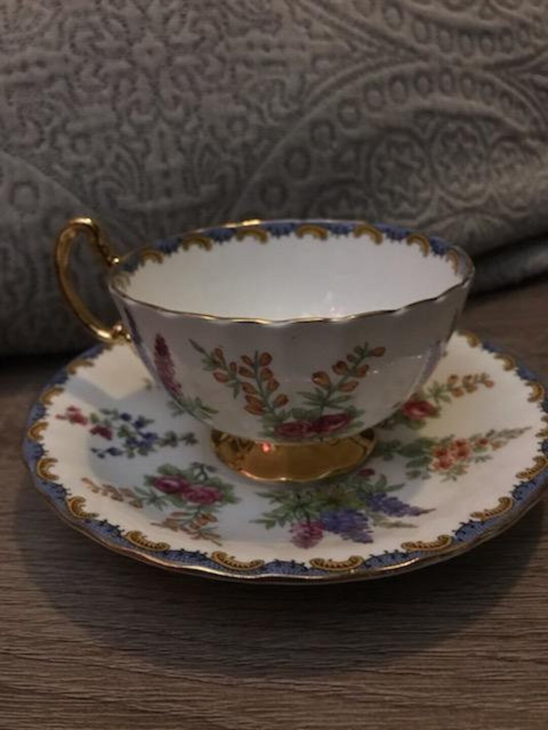1934 Vintage Aynsley Garden Gate Pattern Bone China Made in - Etsy