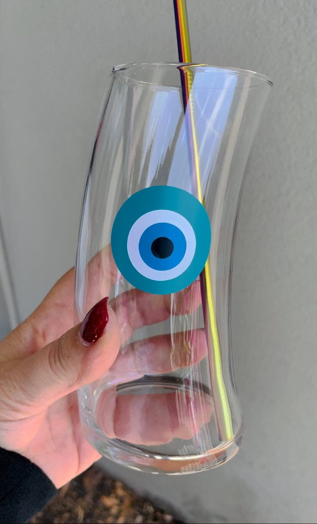 The Original Mati Wave Frappe Glass - Etsy