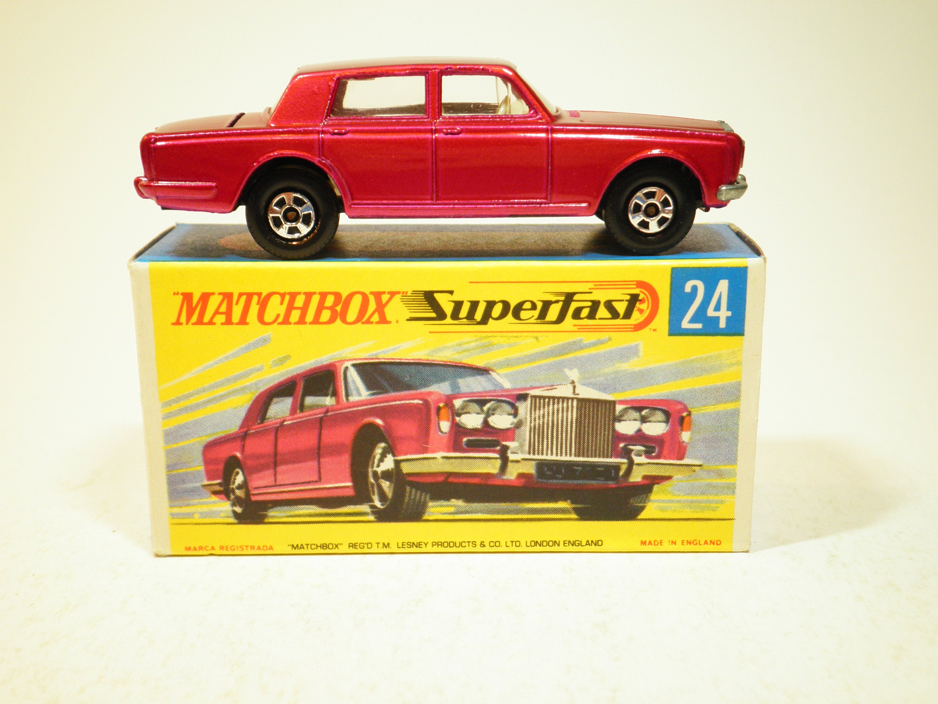 Matchbox Superfast No 24 Rolls Royce Silver Shadow, Black Base, Like ...