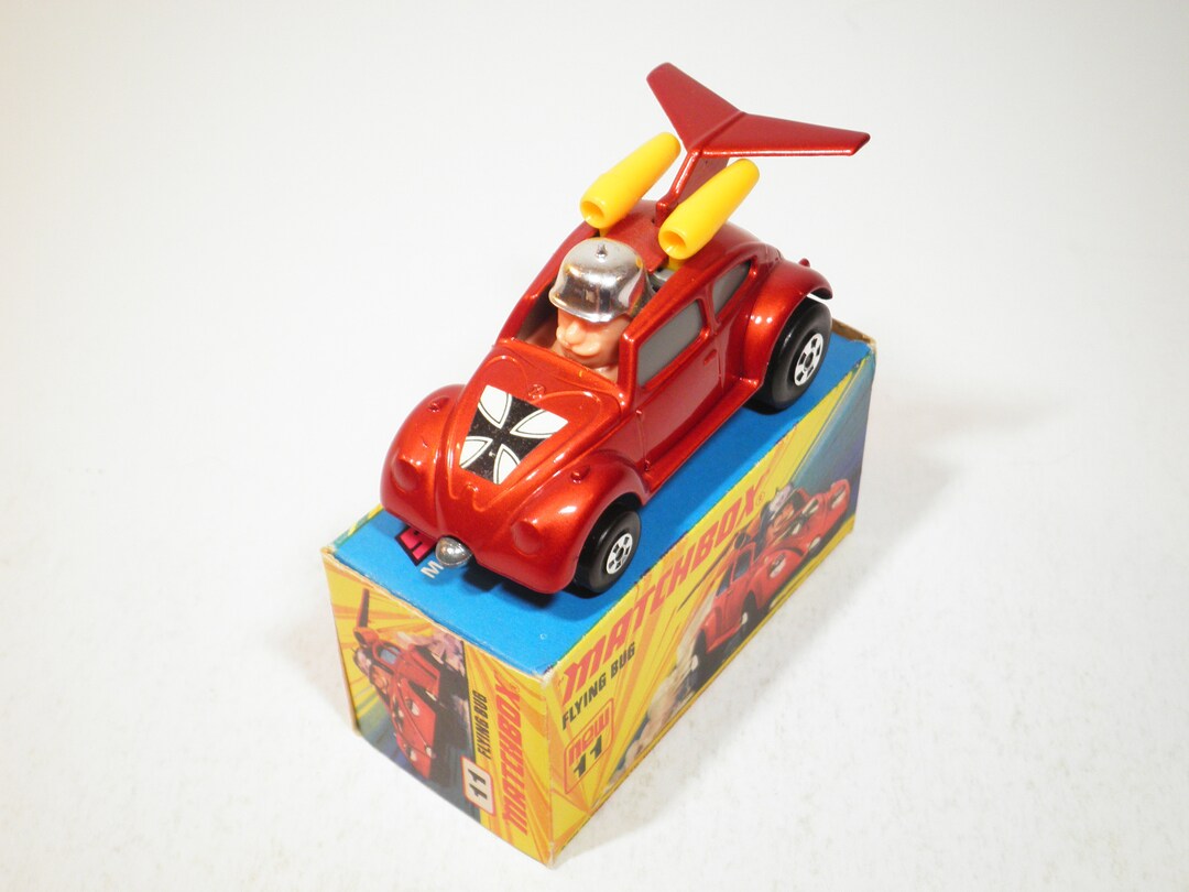 Matchbox Superfast No 11 Flying Bug, Chrome Helmet, Grey Windows, Like ...