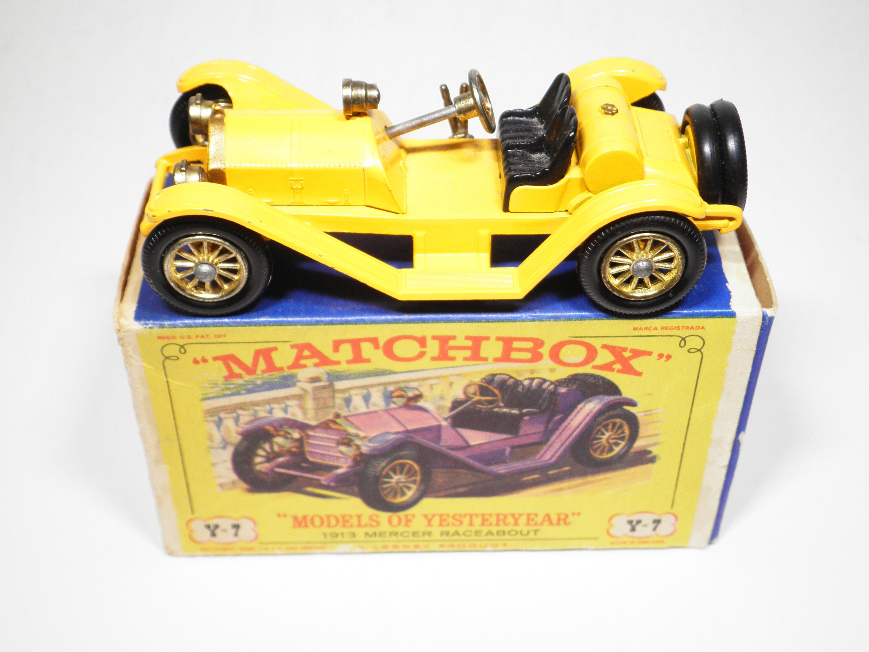 Matchbox Models of Yesteryear, No Y-7 Mercer Raceabout, Yellow Variant ...