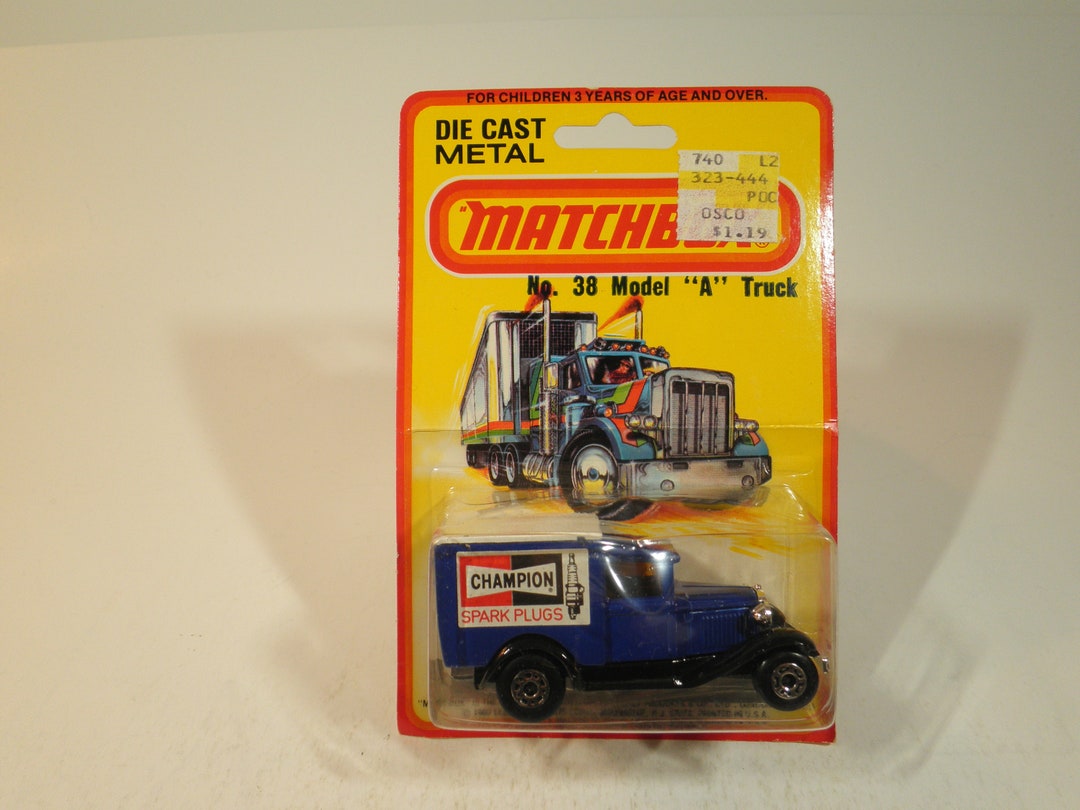 Matchbox Superfast No 38 Model A Truck "champion Spark Plugs", Mint on ...
