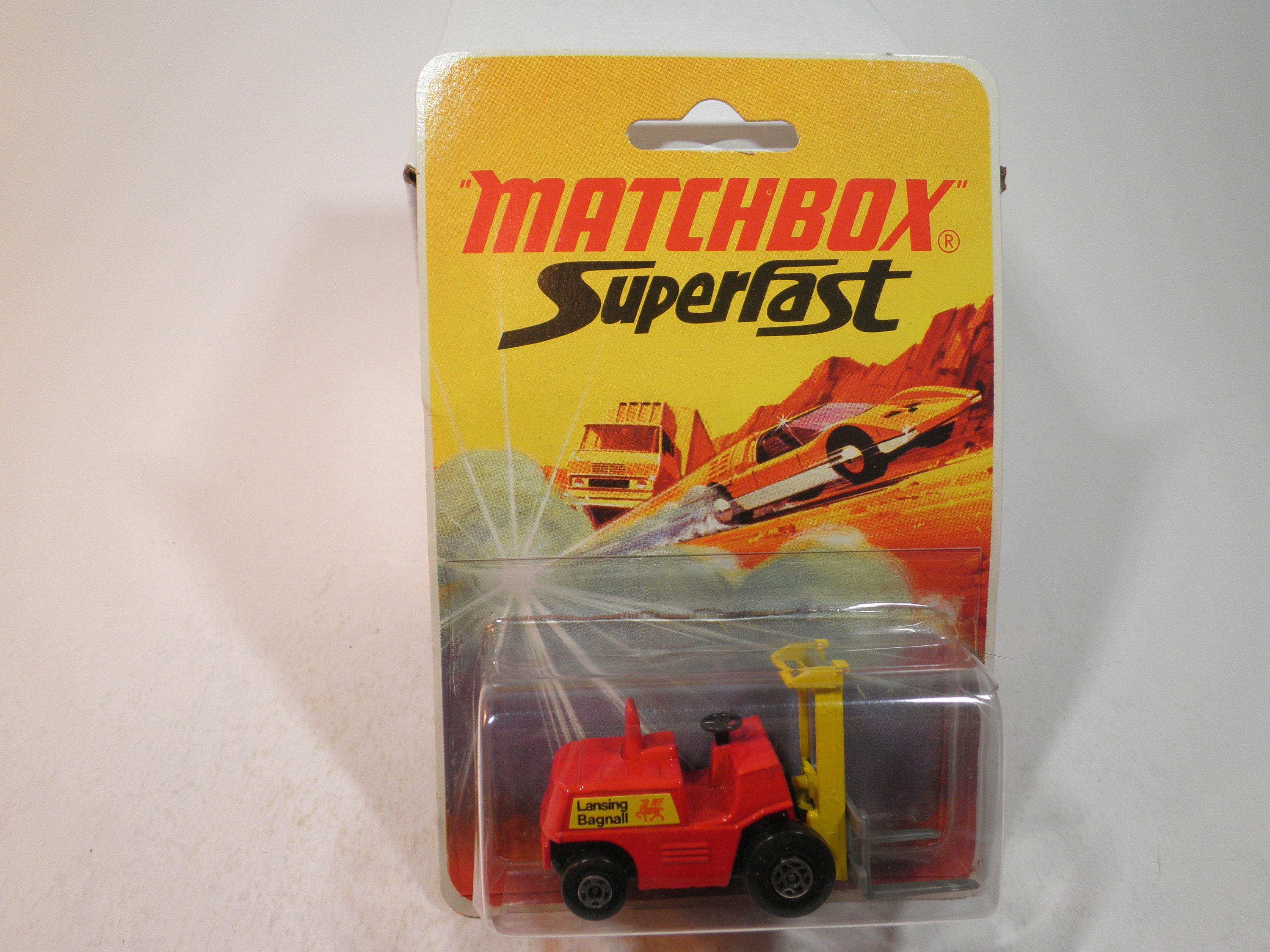Matchbox Superfast No 15 Fork Lift Truck With Black Base, Mint on Card ...