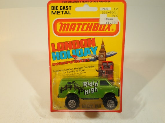 Matchbox Superfast No 44 4x4 Chevy Van Mint on Card Lesney - Etsy