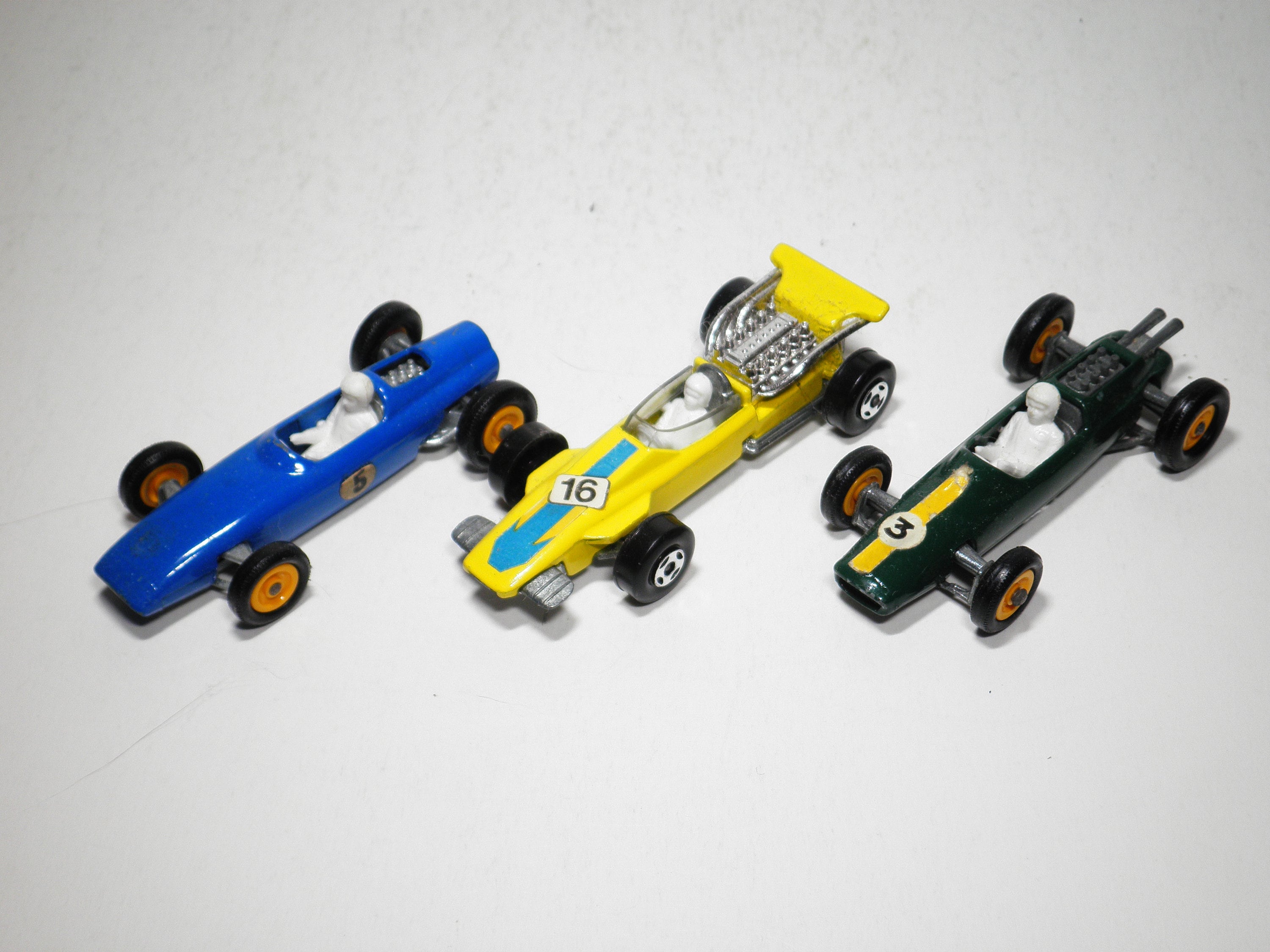 Matchbox series Lot of 3 Racing Cars Numbers 52 - Etsy