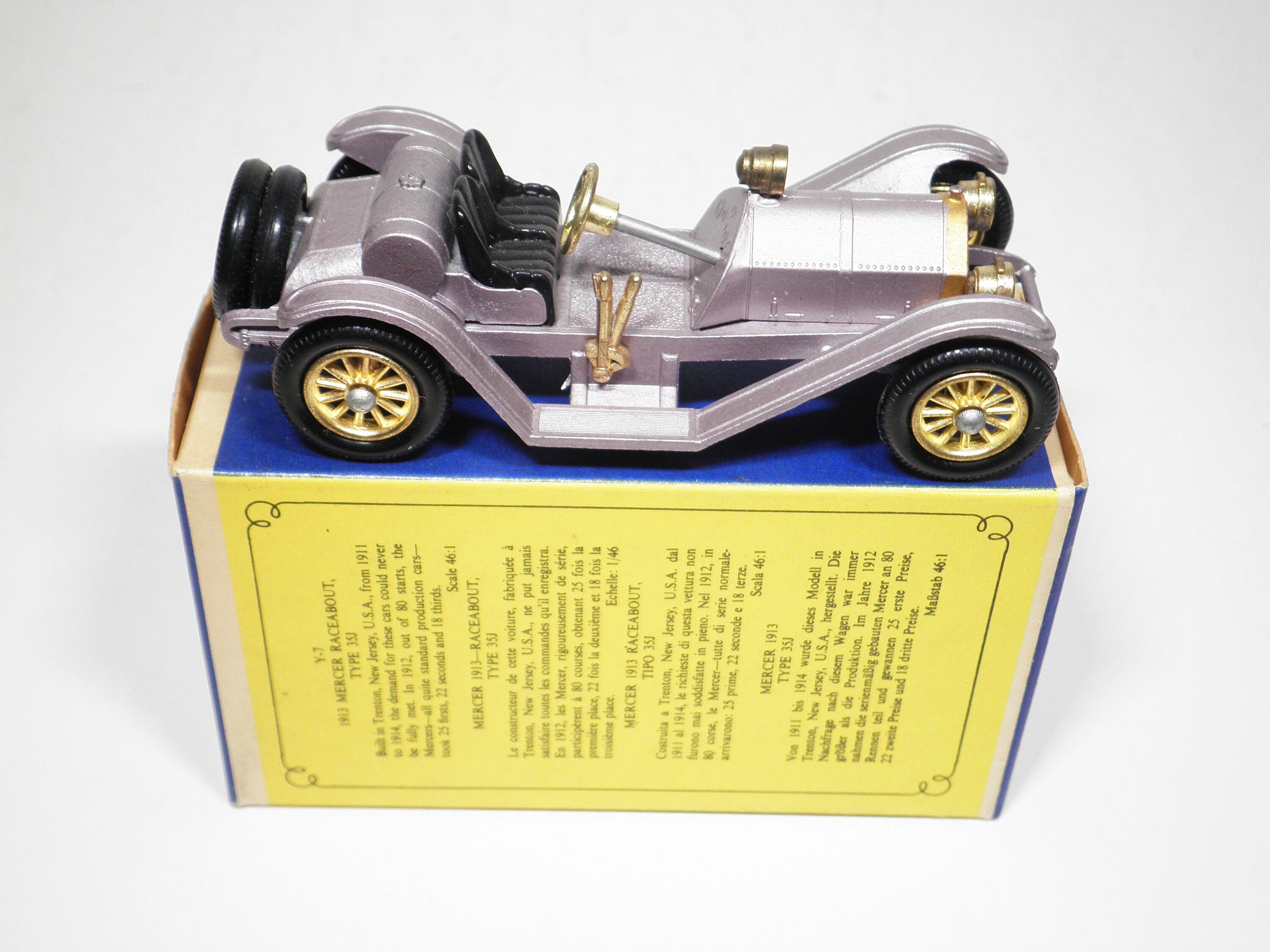 Matchbox Models of Yesteryear, No Y-7 Mercer Raceabout, Lilac Variant ...