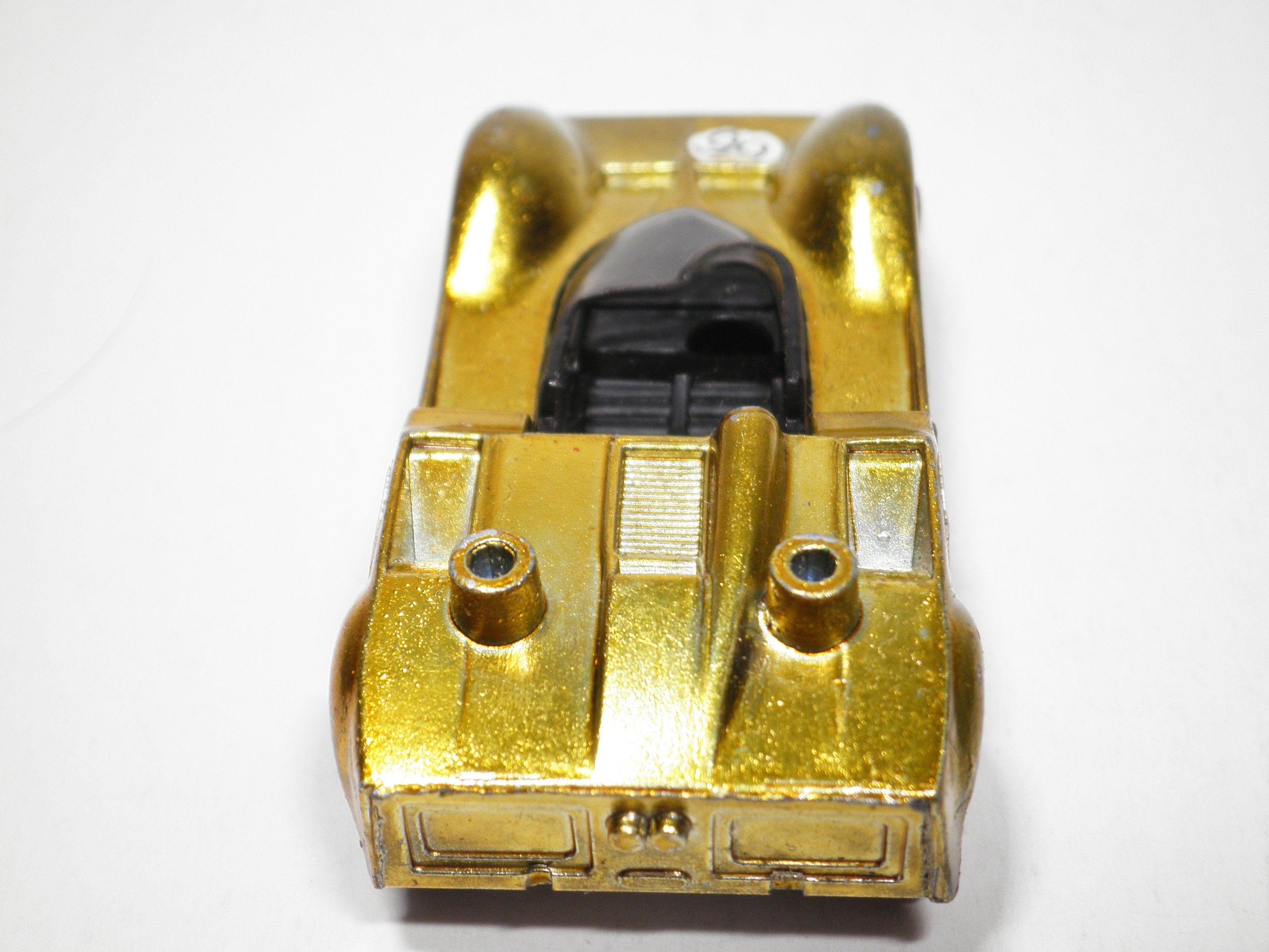 Hot Wheels Redline 1968 Chaparral 2G, Gold, USA Base, Original, Vintage ...