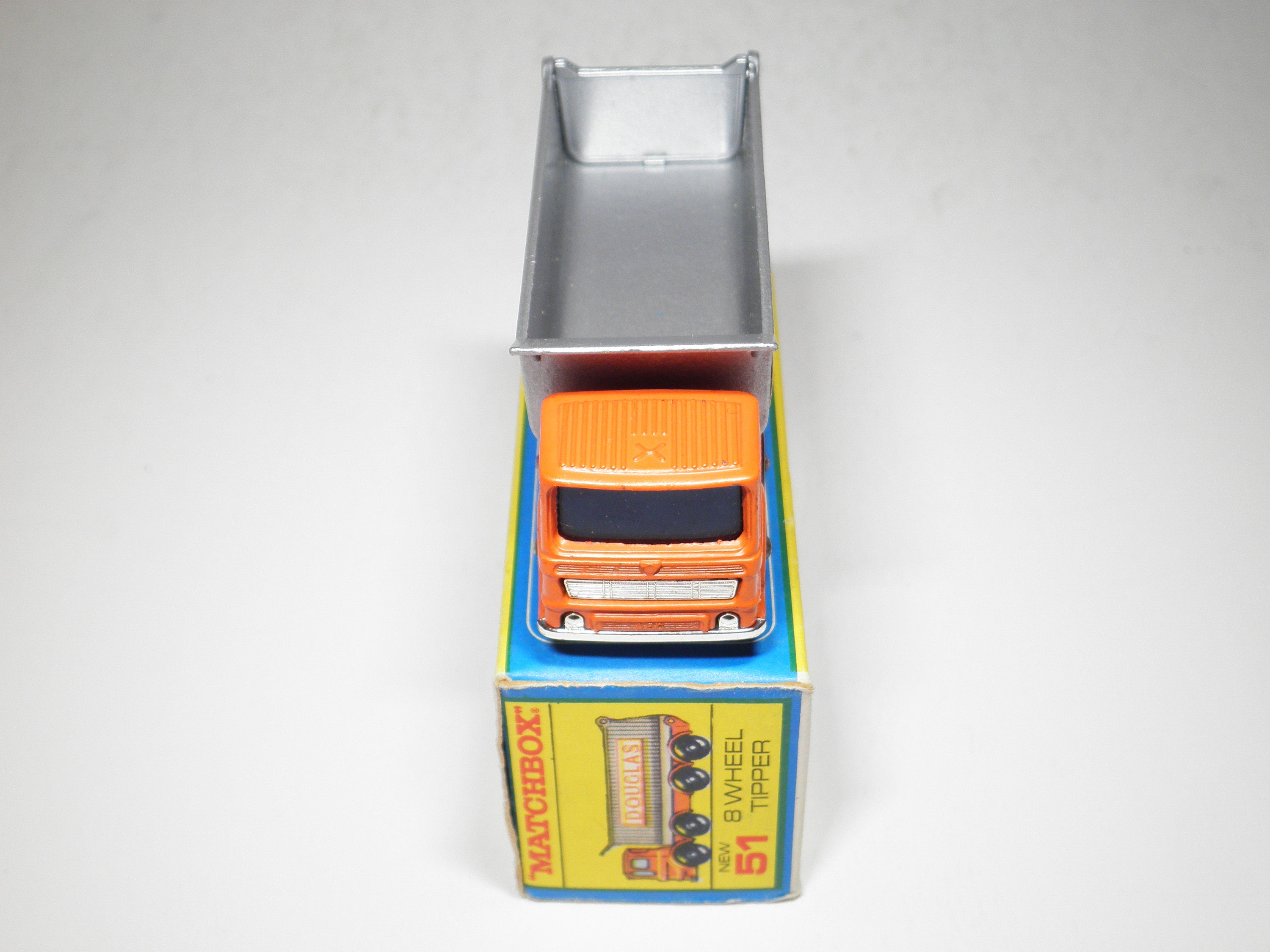 Matchbox "series" No. 51 8-wheel Tipper Truck, Orange "douglas", Like ...