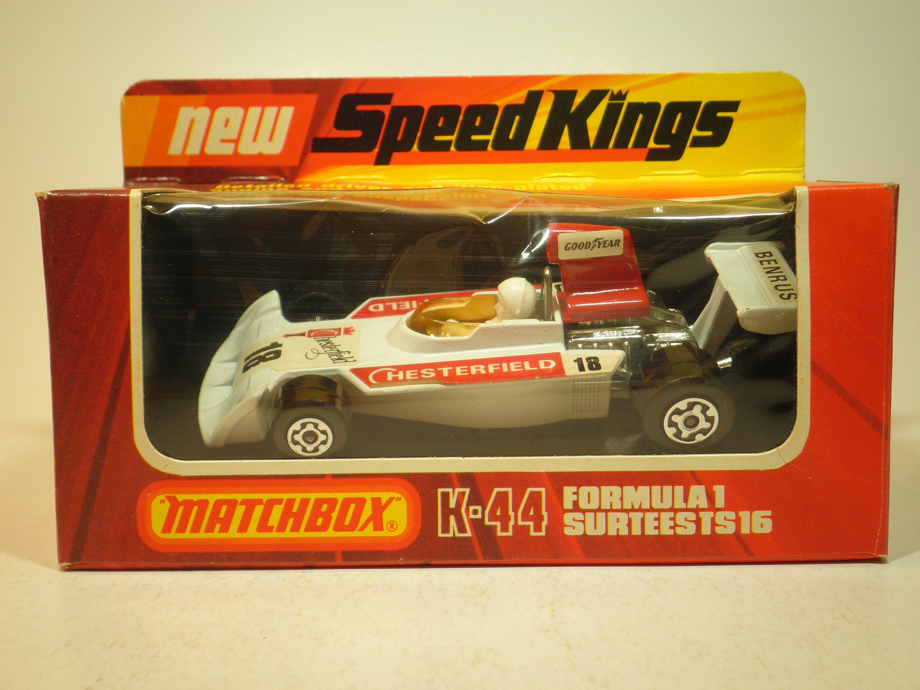 Matchbox Cars Speed Kings K-44 Formula 1 Surtees TS16 Race Car Brand ...
