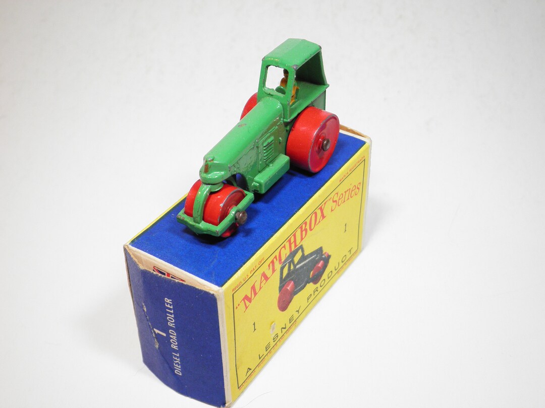 Matchbox series No. 1 Diesel Road Roller, in Original Type D Box ...