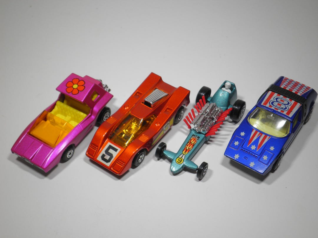 Matchbox Superfast No 64 Blue Slingshot Dragster, 7 Hairy Hustler ...