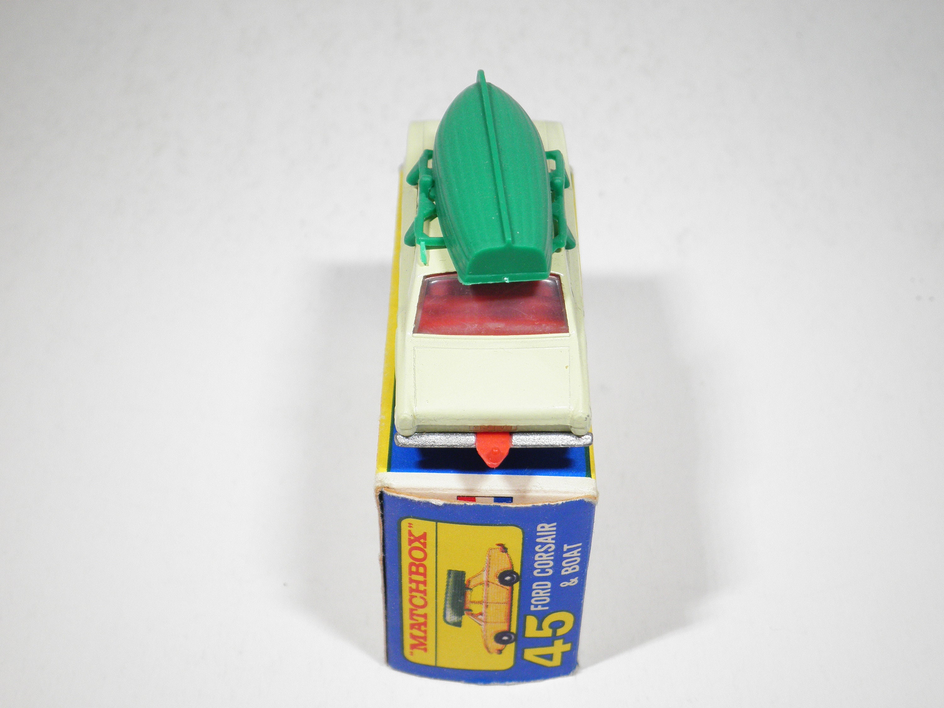 Matchbox series No. 45 Corsair and Boat, Grey Wheels, Like New in ...