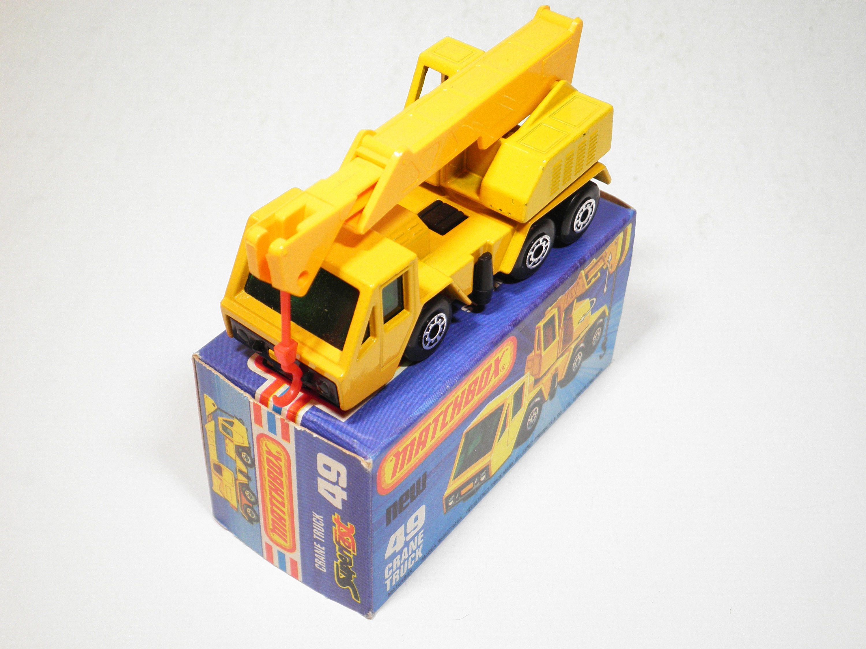 Matchbox Superfast No 49 Crane Truck, Like New in Original Box,lesney ...