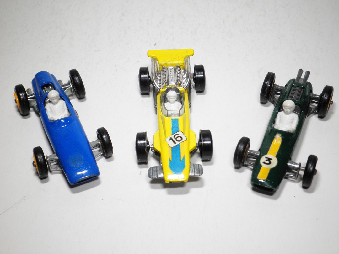 Matchbox series Lot of 3 Racing Cars, Numbers 52, 34 & 19, NO Boxes ...