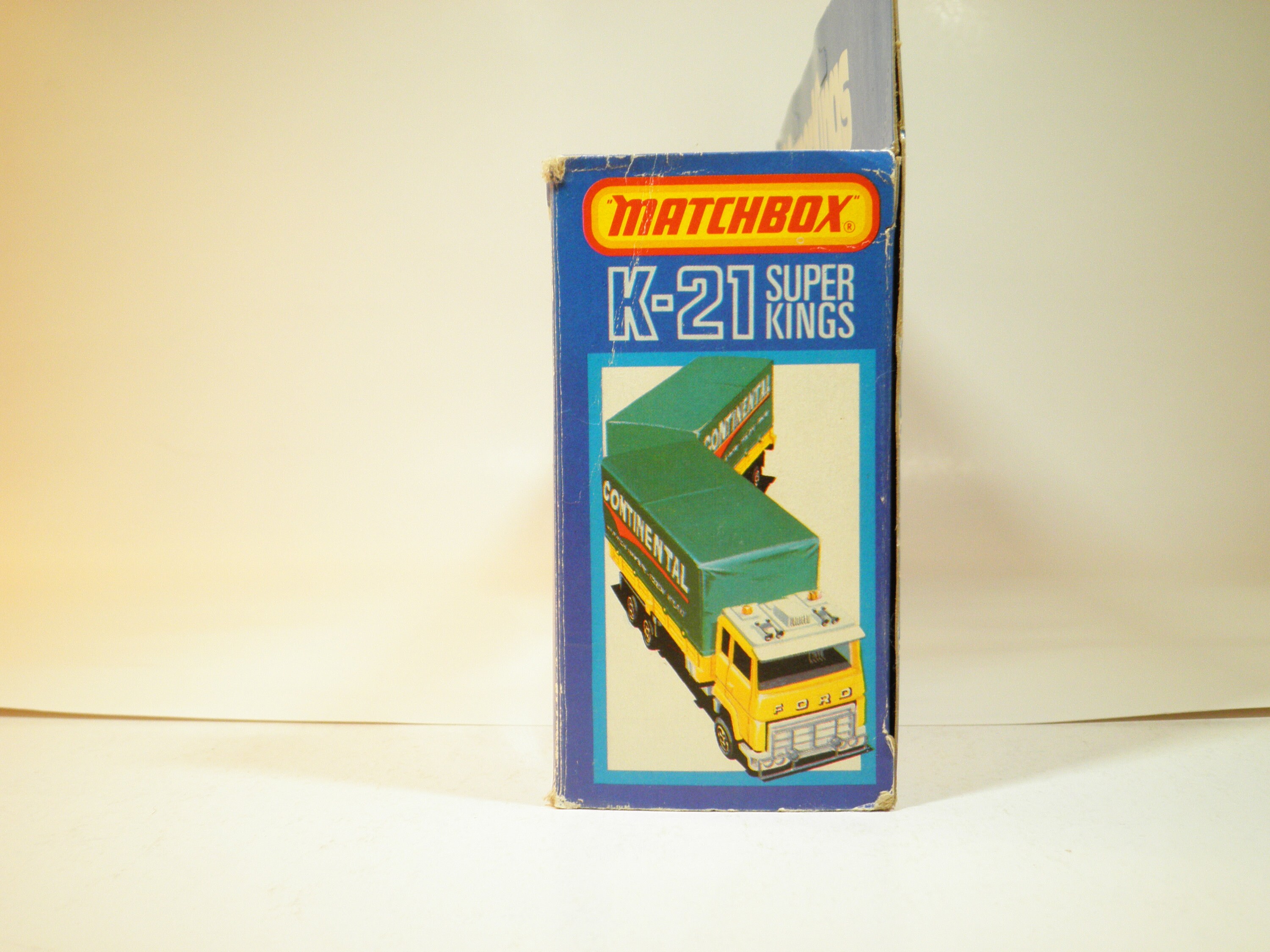 Matchbox Cars Super Kings K-21 Ford Transcontinental (white "santa Fe ...