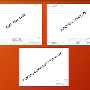 ENGINEERING DRAWING TEMPLATES 3pk - Etsy
