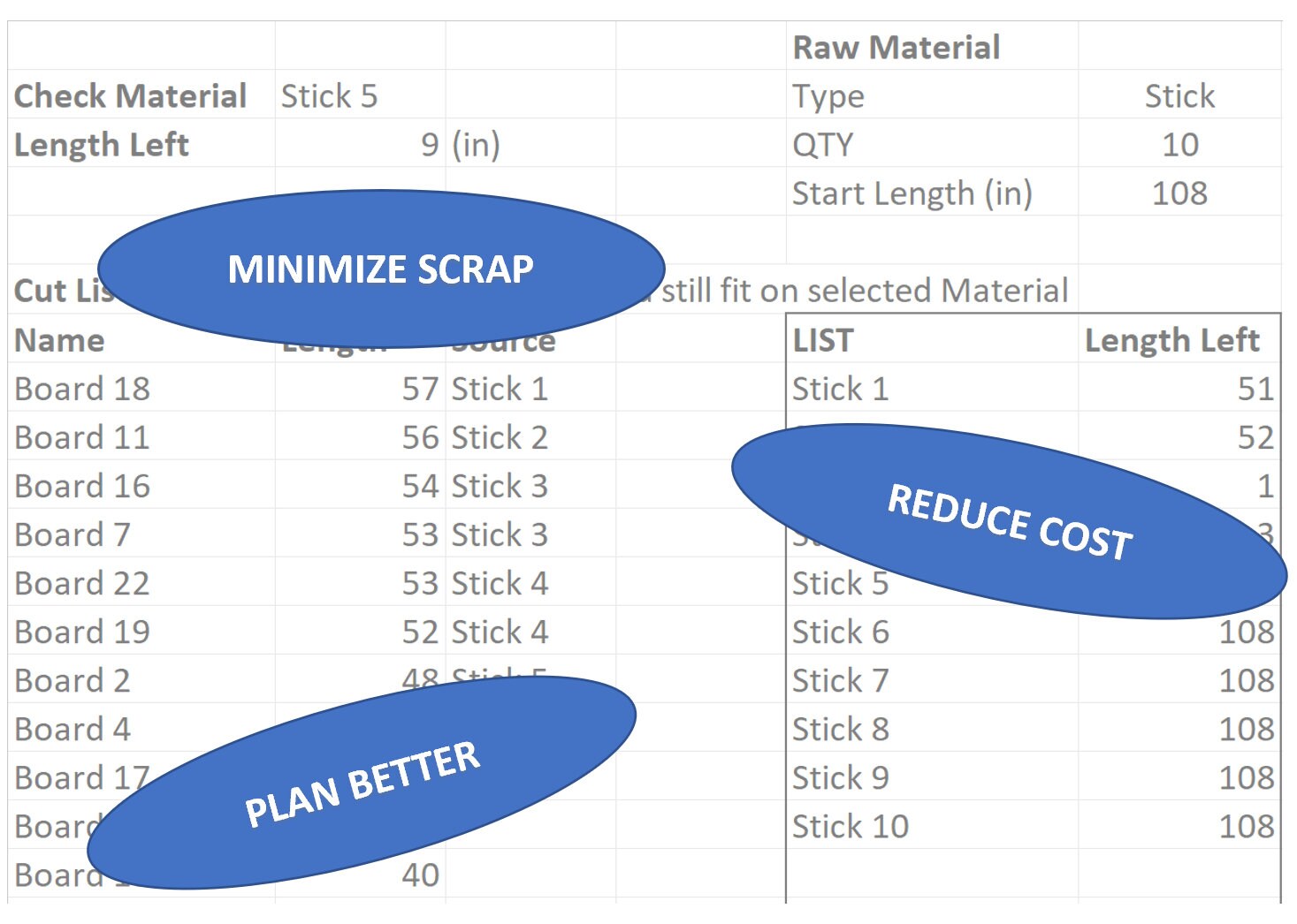 DIY CUTLIST OPTIMIZER - Etsy
