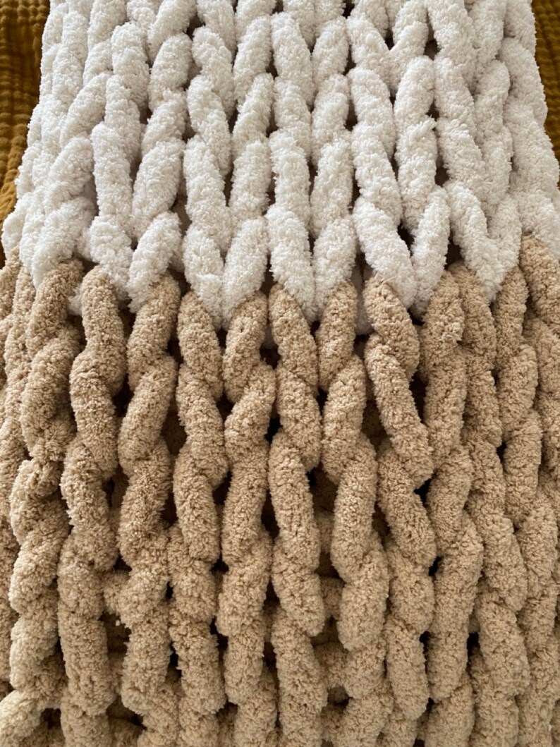 Chunky Knit Blankets | Chunky Knit Throw | Super Chunky Blanket - Etsy
