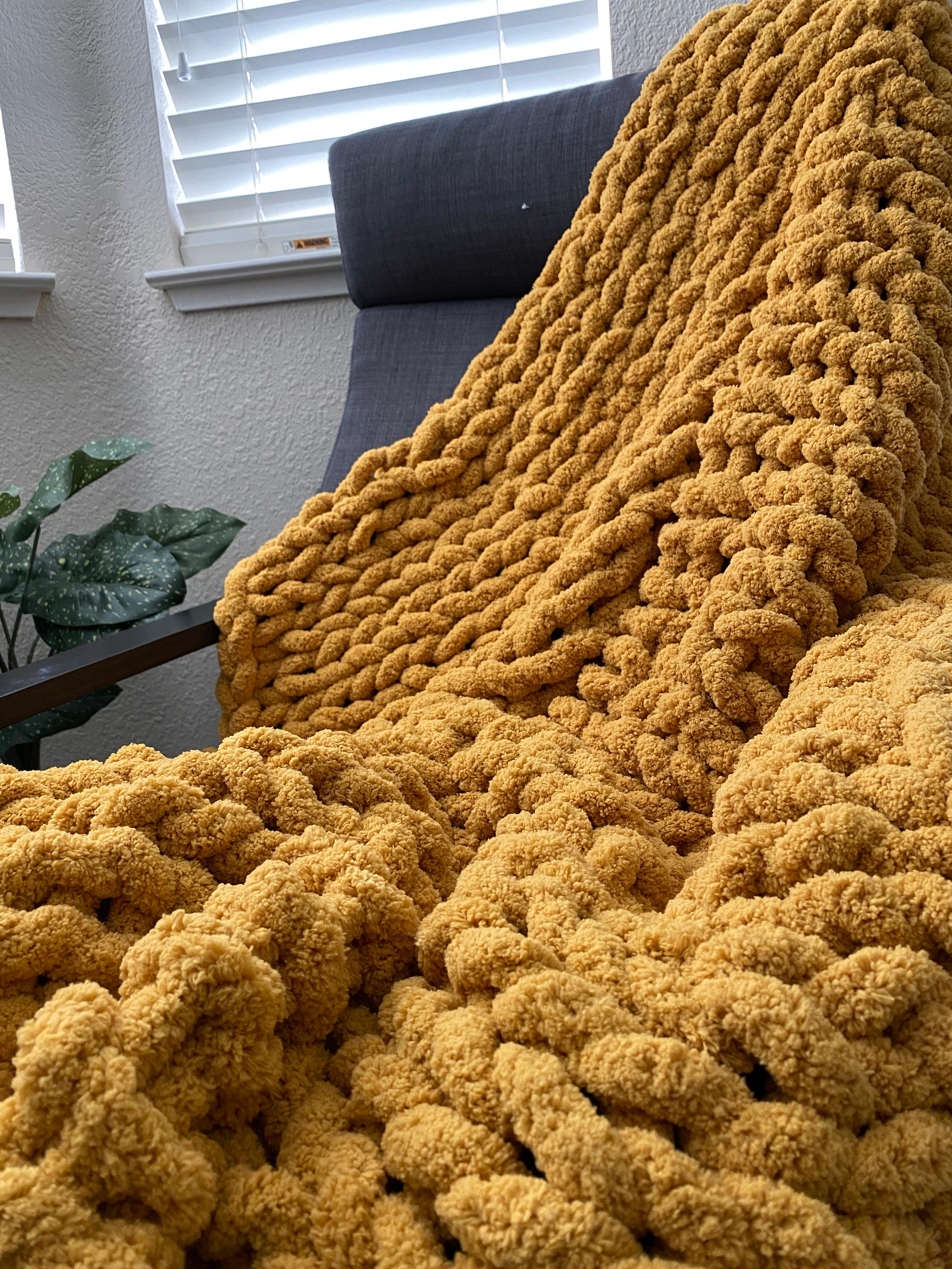 Chunky Knit Blankets | Chunky Knit Throw | Super Chunky Blanket - Etsy