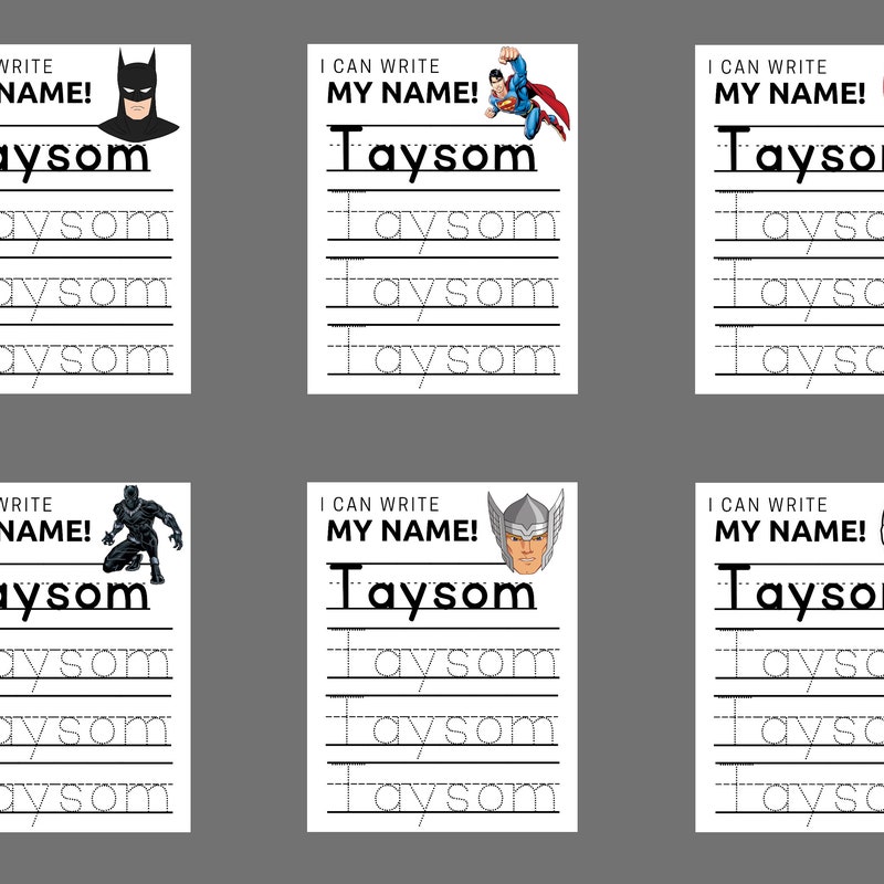 Spiderman Worksheets - Etsy UK