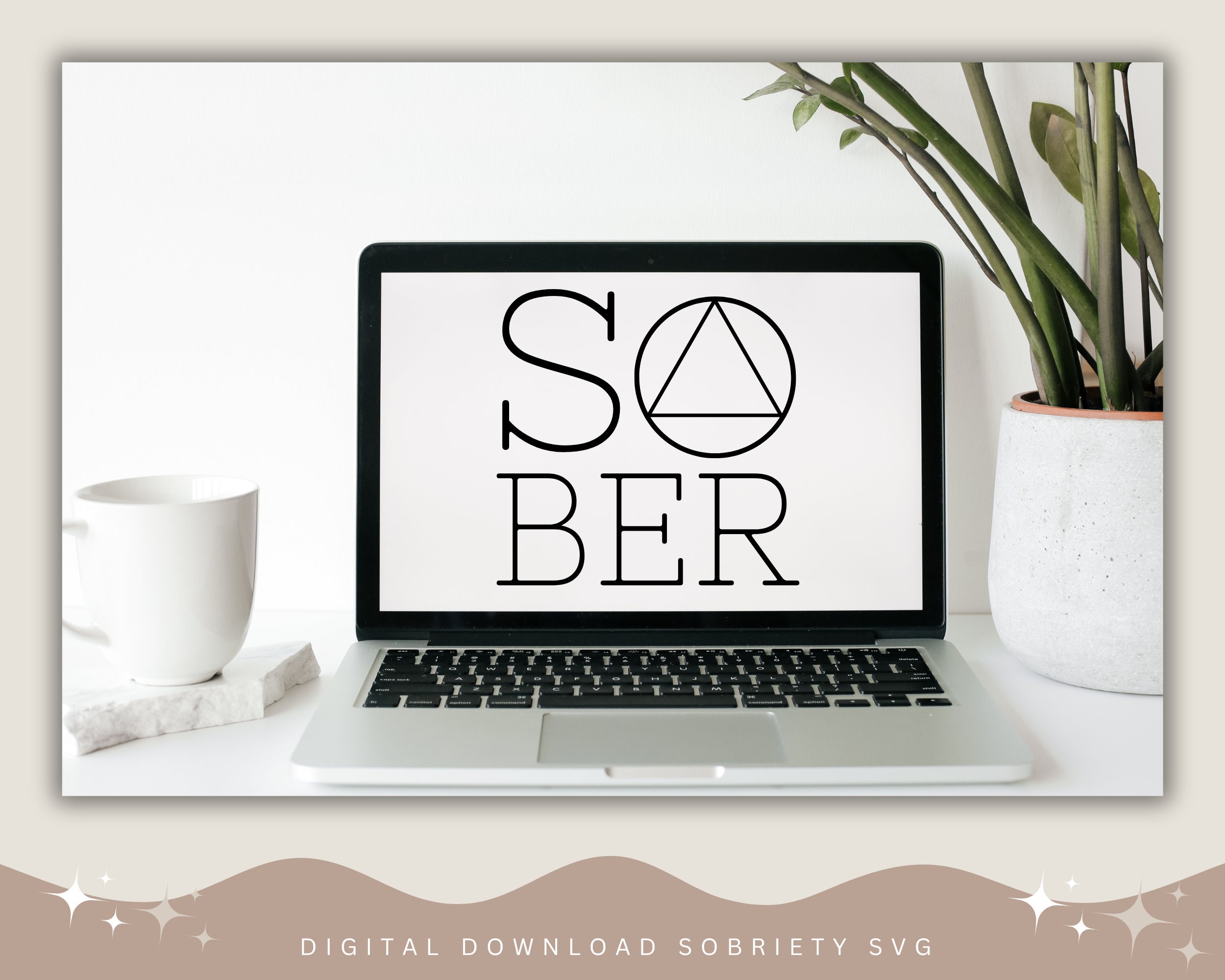 Sober SVG | Sobriety SVG | AA Sobriety Svg | Recovery Svg | Rehab Svg ...