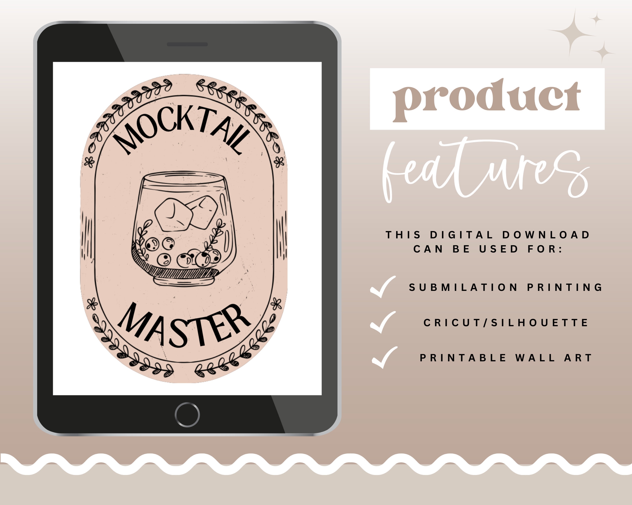 Mocktail Master PNG | AA Sobriety PNG | Sober Living Png - Digital ...