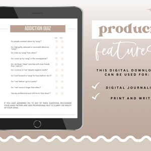 Addiction Worksheets, Addiction Quizzes, Substance Use Worksheets ...