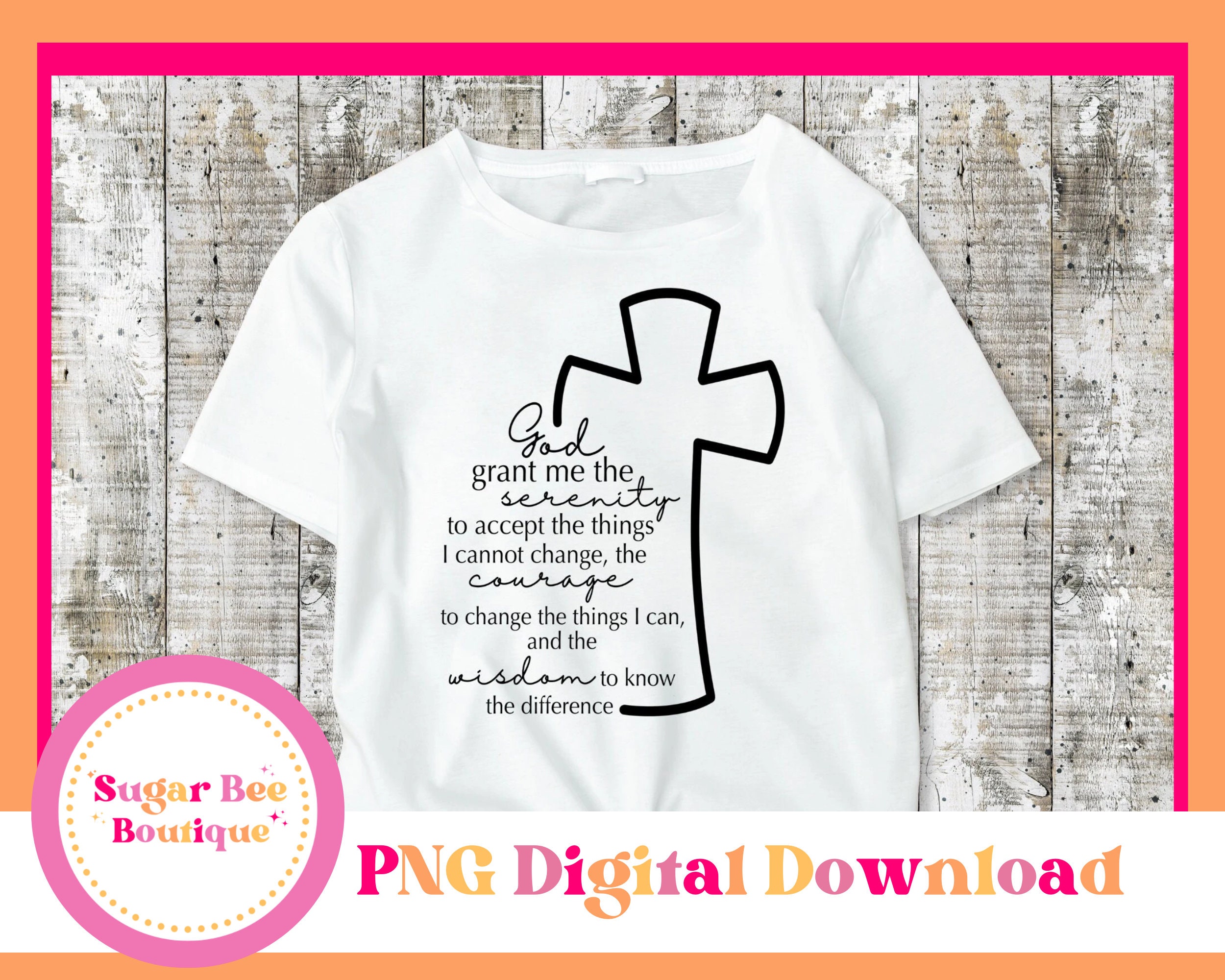 AA Sobriety Serenity Prayer SVG | Alcoholics Anonymous Svg | Sobriety ...