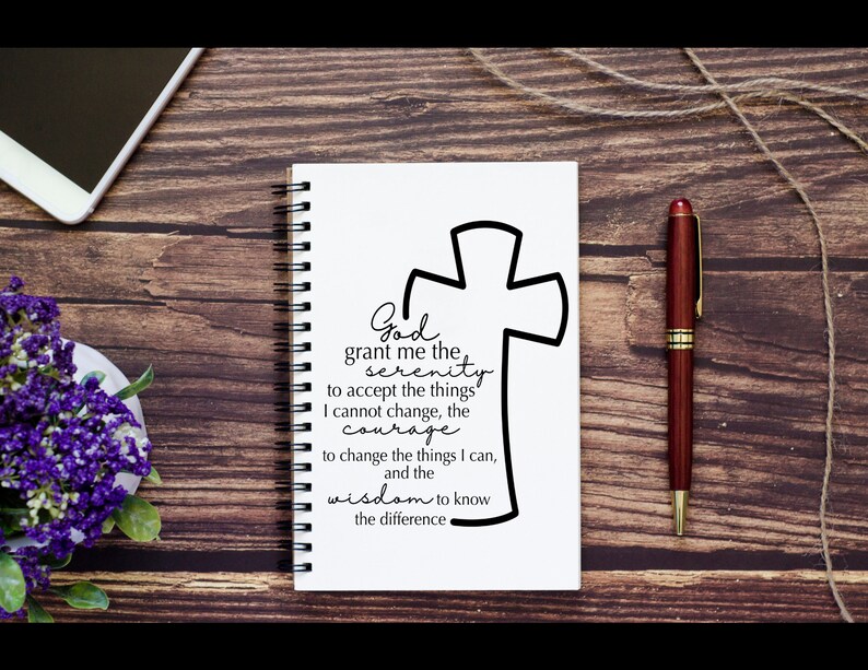 AA Sobriety Serenity Prayer SVG Digital Download Can Be - Etsy UK