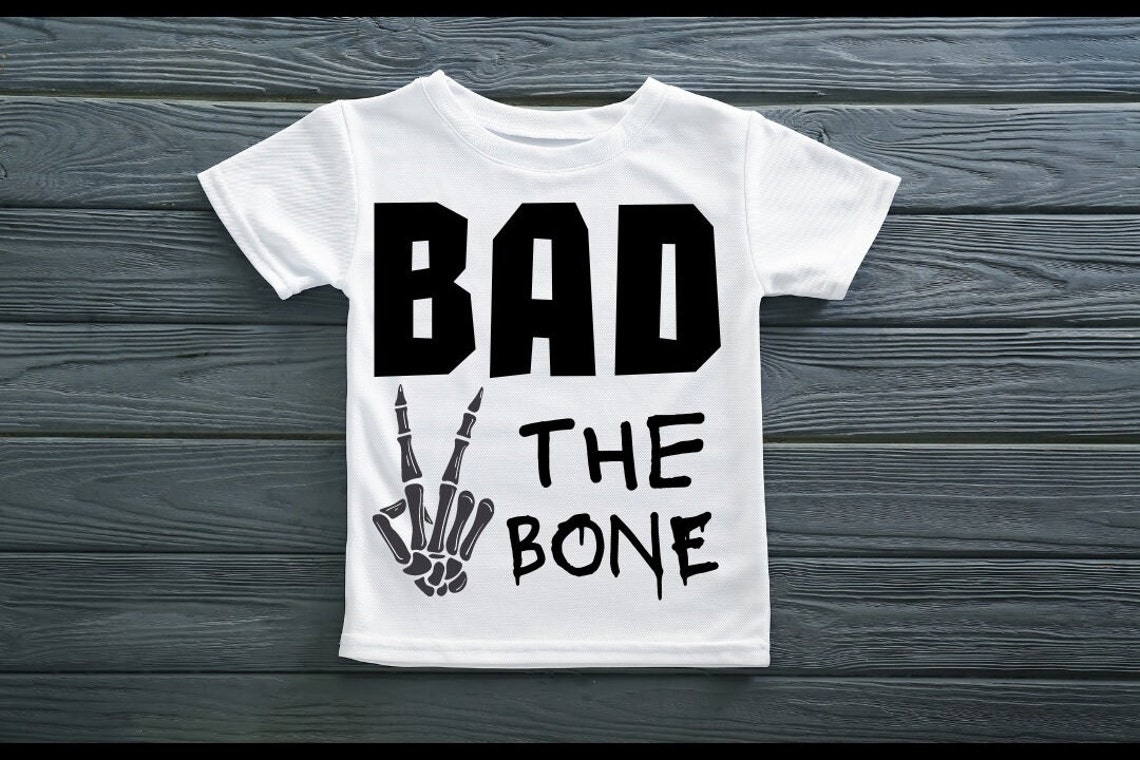 Bad to the Bone SVG | Bad 2 the Bone SVG | 2nd Birthday SVG - Etsy