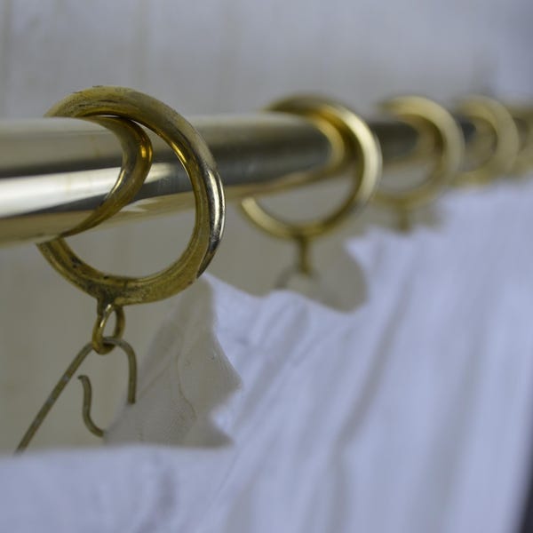 Curtain Rod Rings - Etsy