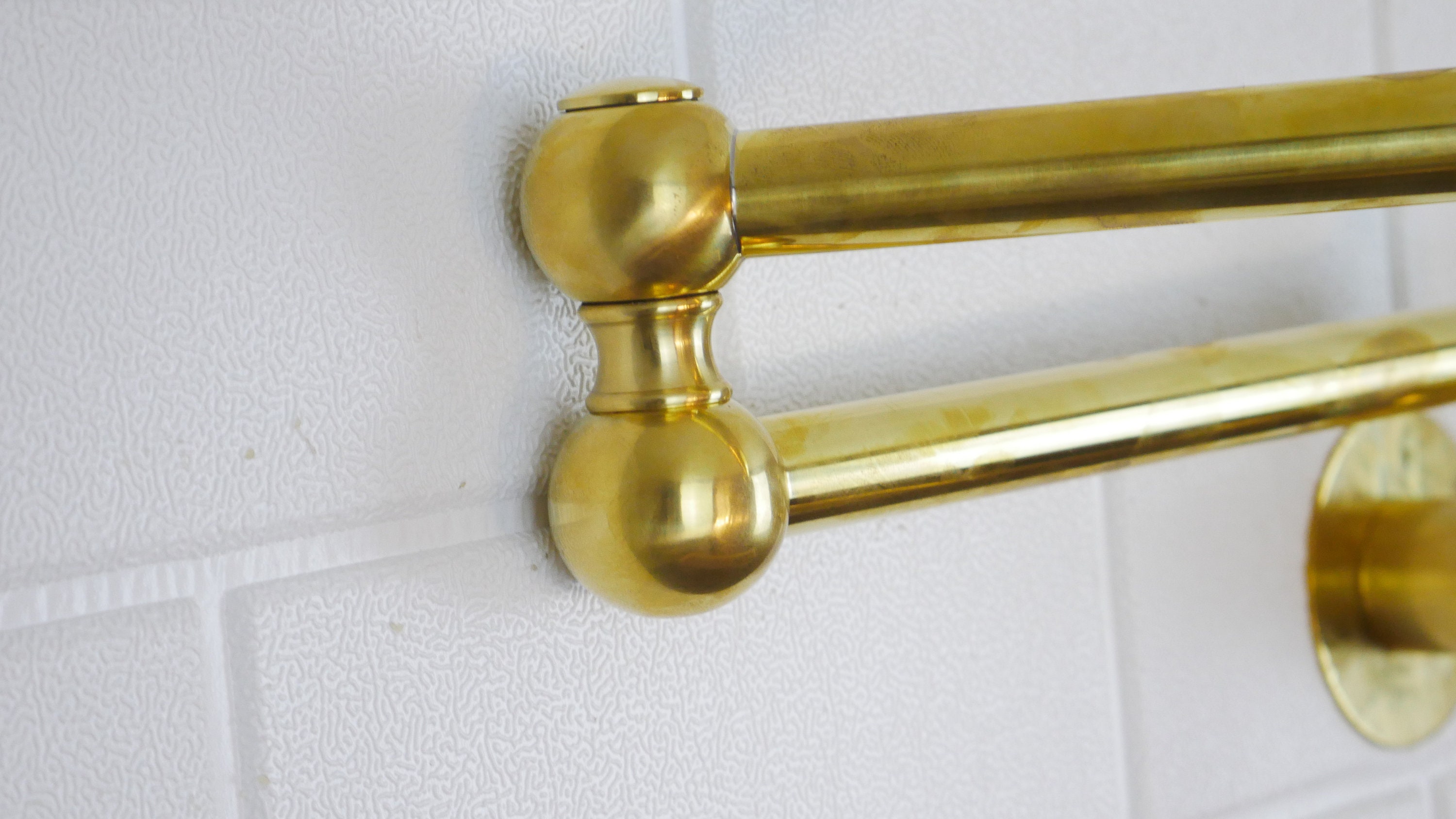 Unlacquered Solid Brass Pot Filler , Pot Filler , Kitchen Pot Filler ...