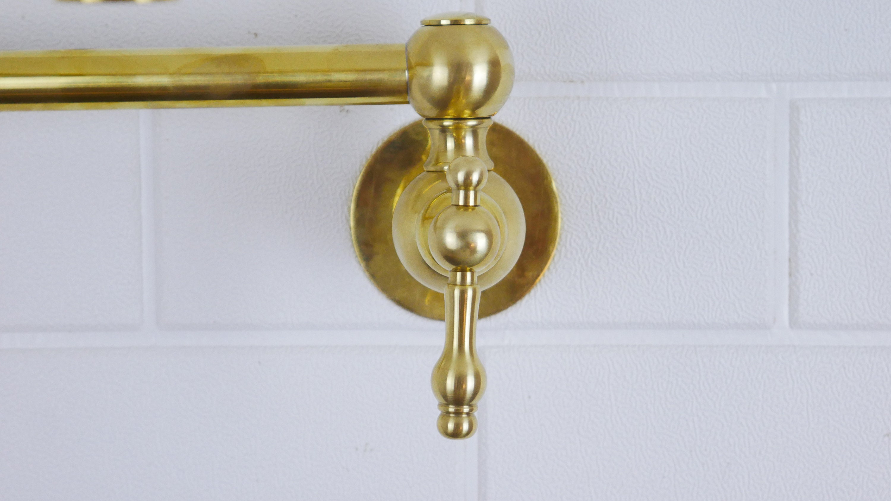 Unlacquered Solid Brass Pot Filler , Pot Filler , Kitchen Pot Filler ...