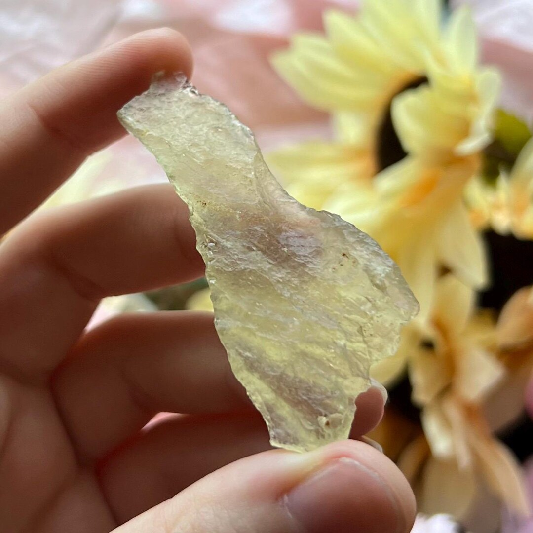 Green/yellow Libyan Desert Glass 12.15 Grams | !angel Chime! | Great ...