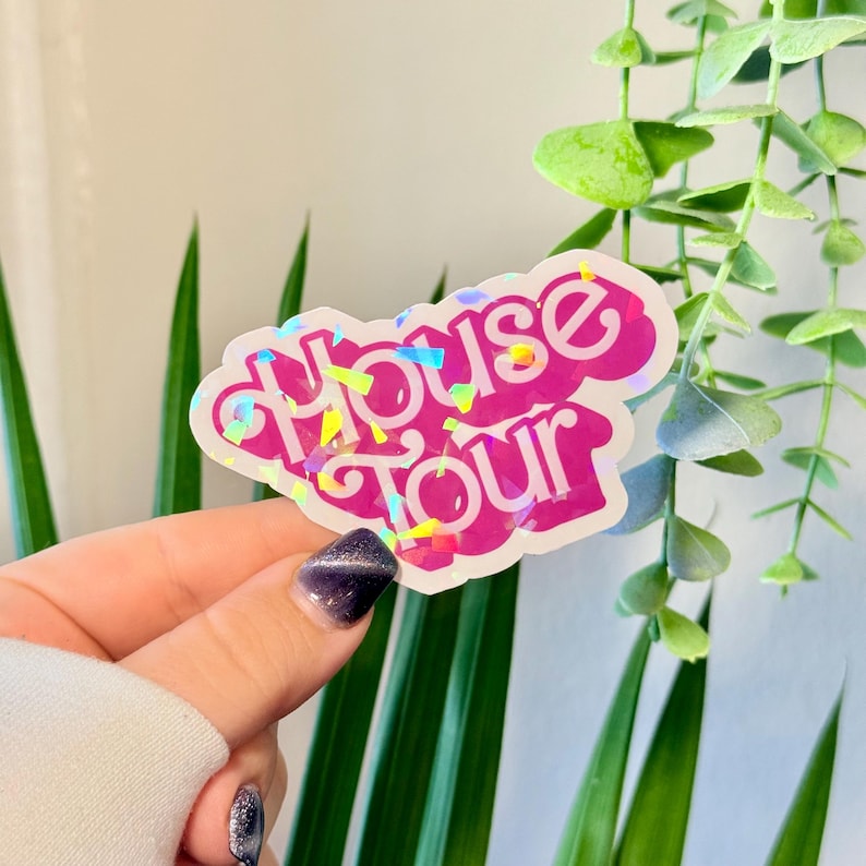 House Tour Sticker • Die Cut Vinyl Decal • Uv & Water Resistant • Pop ...